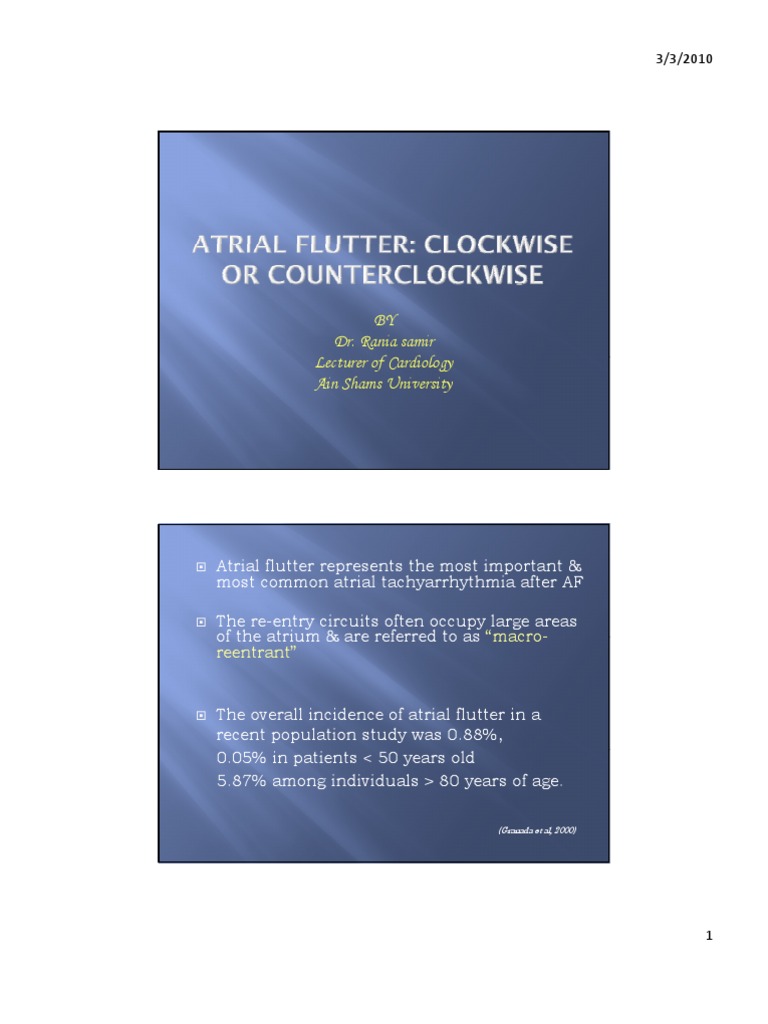 AF Clockwise or Anticlockwise | Download Free PDF | Circulatory System ...