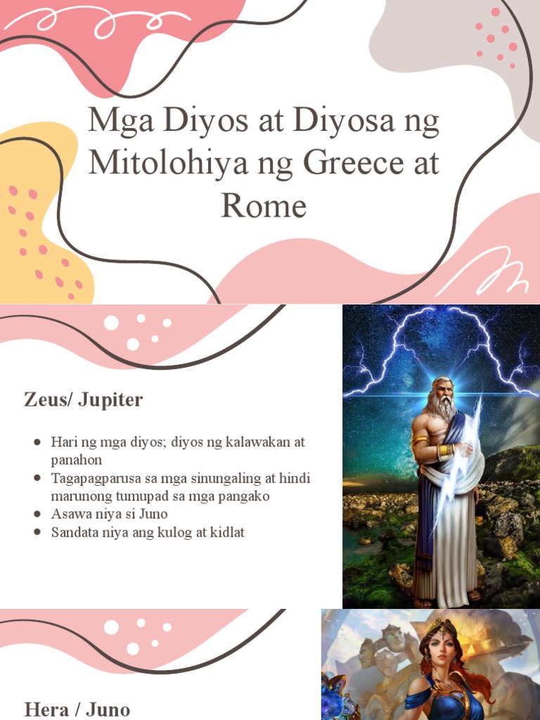 Diyos at Diyosa NG Roma | PDF