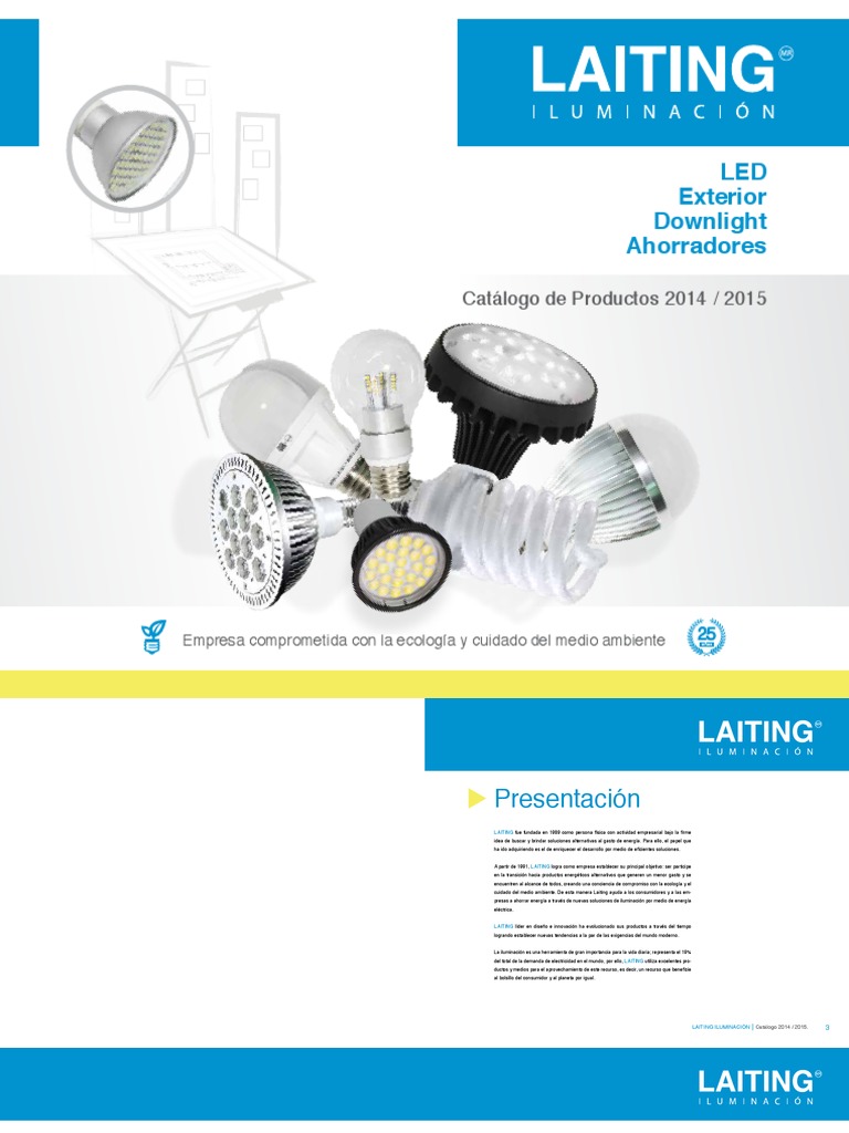 Catalogo LED 2014 2015 | PDF | Diodo emisor de luz | Encendiendo