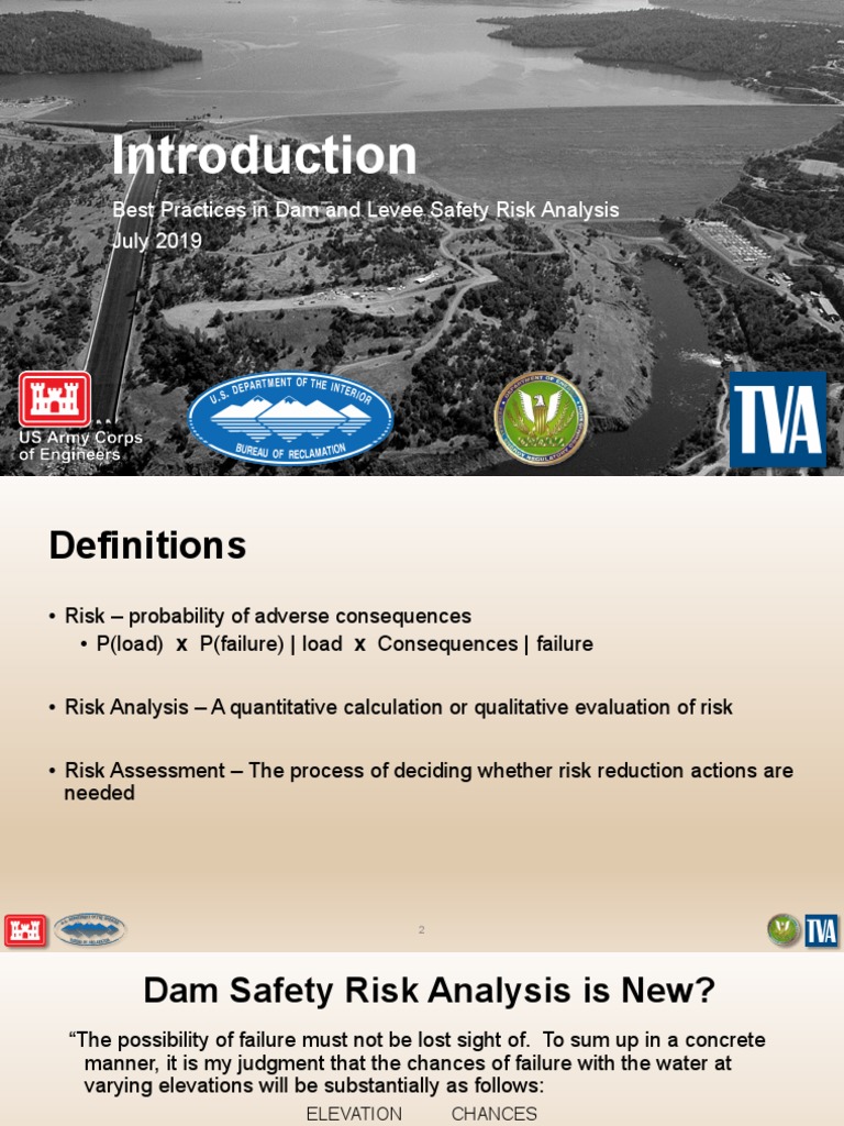 Best Practices in Dam and Levee Safety Risk Analysis July 2019 | PDF ...