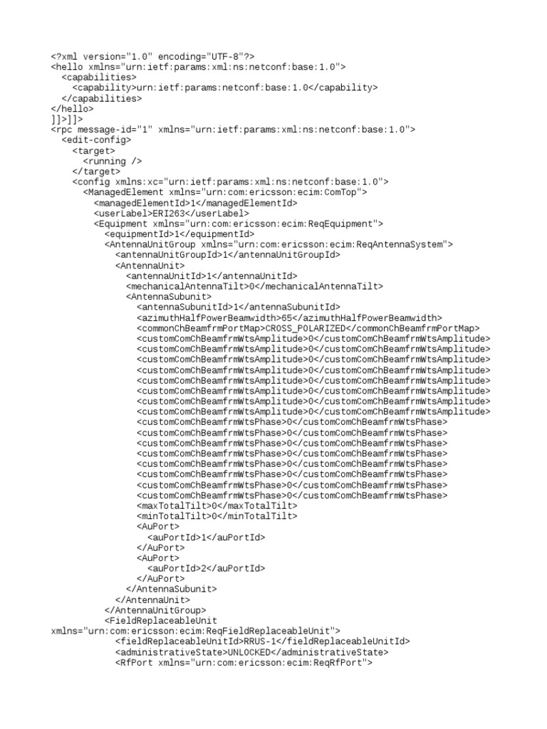 Network Configuration XML | PDF | Telecommunications | Saudi Arabia