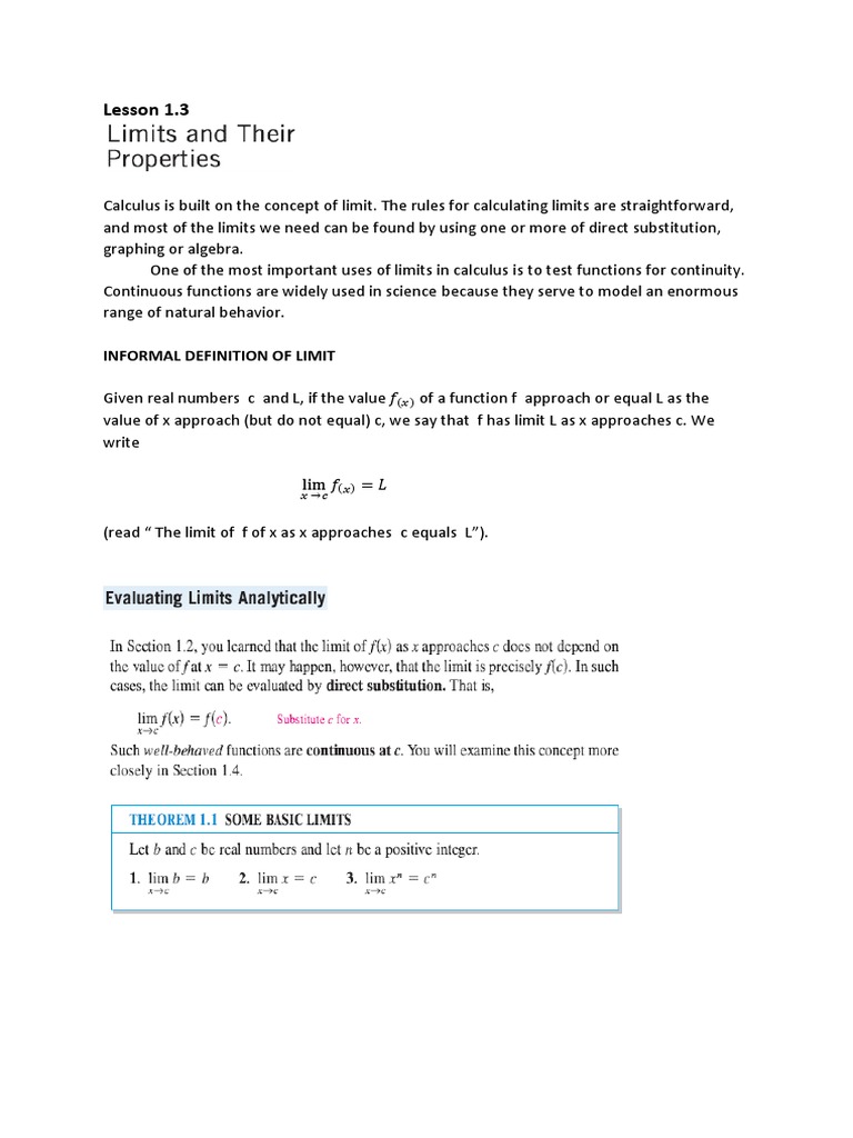 Math 1e Lesson 1 3 1 4 1 5 1 6 Pdf Function Mathematics Mathematical Objects