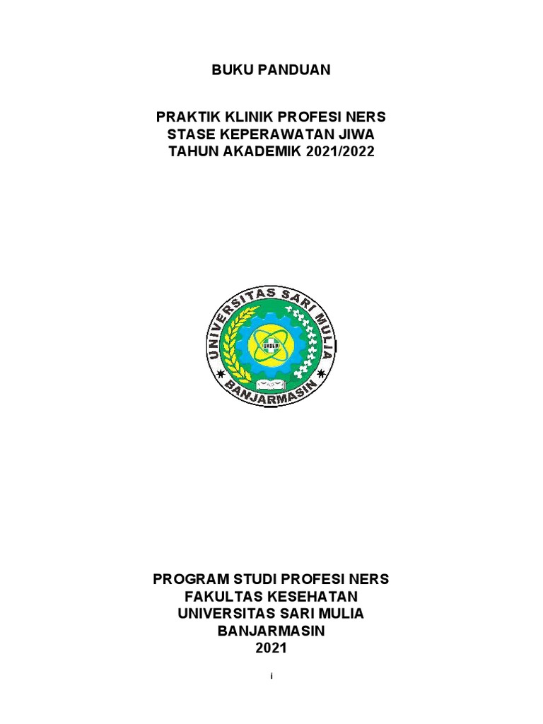 Panduan Stase Keperawatan Jiwa Komunitas Ta 20212022 | PDF | Karier & Perkembangan | Seni