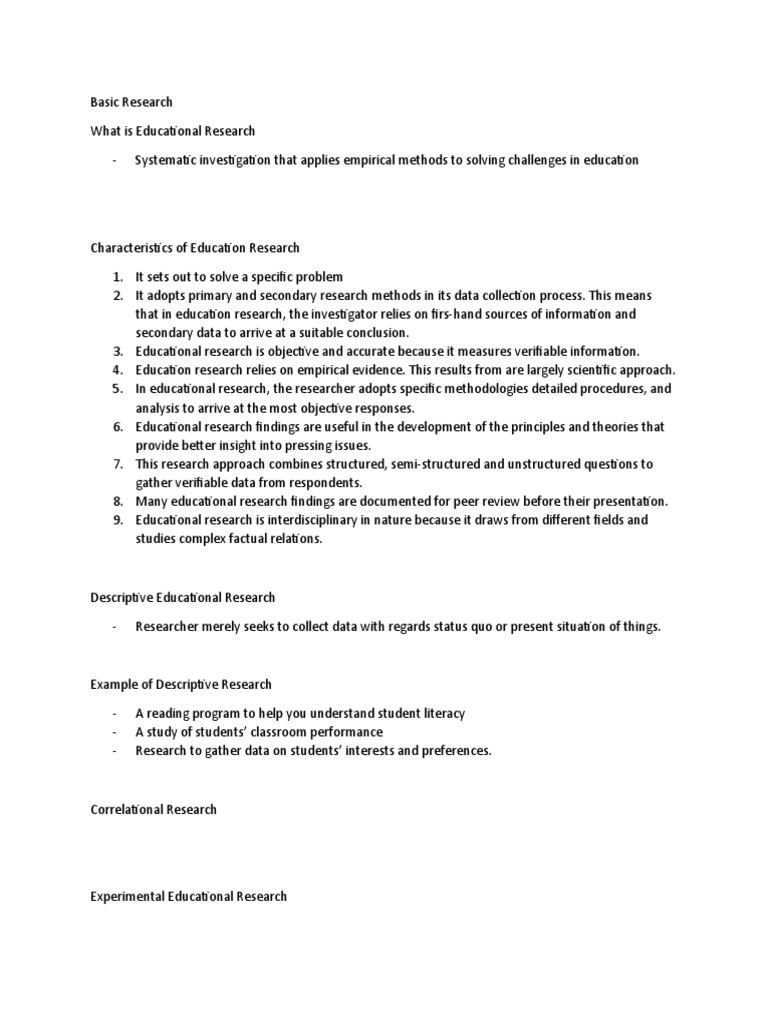 Basic Research | PDF | Data | Scientific Method