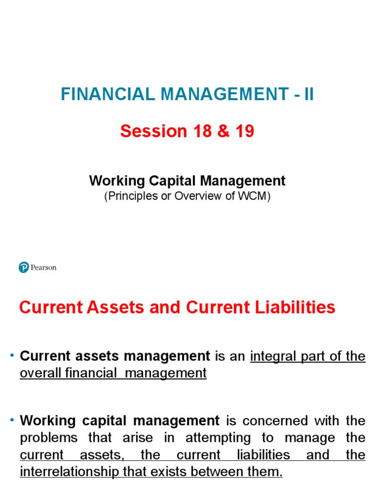 Working Capital Management | PDF | Working Capital | Finance & Money ...
