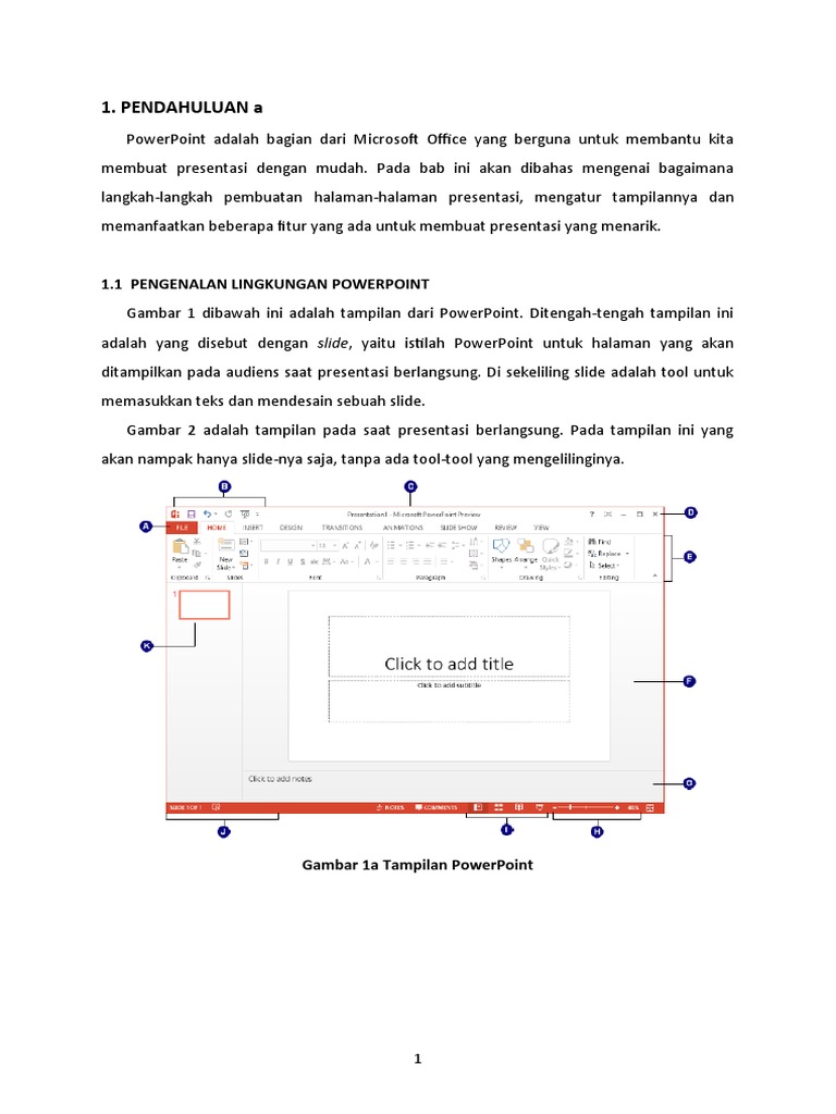 Modul 1 Powerpoint - 2013 | PDF