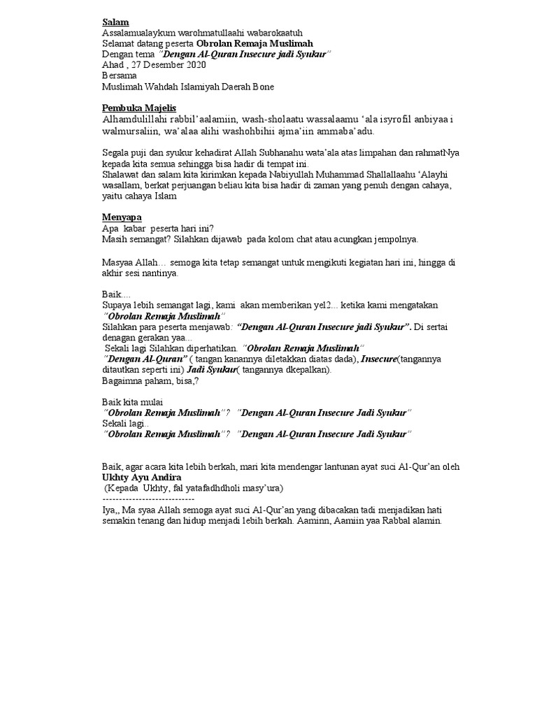 Konsep MC MWD Bone | PDF