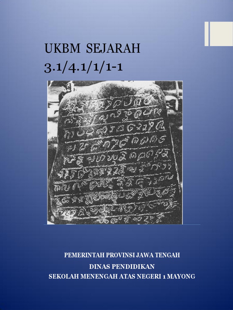 UKBM.12 (SEJARAH) (1) Kls X | PDF