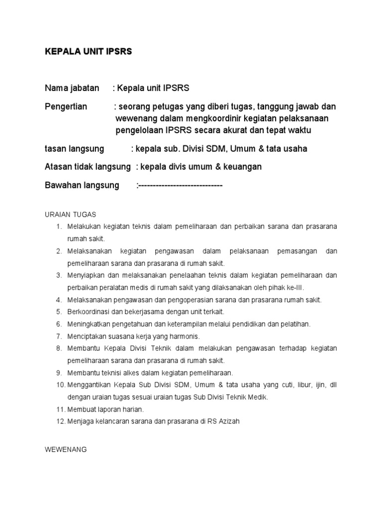 Uraian Tugas Ipsrs | PDF | Teknologi & Rekayasa