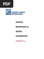 Apron Markings Guide for Airports | PDF | Aerospace | Transport