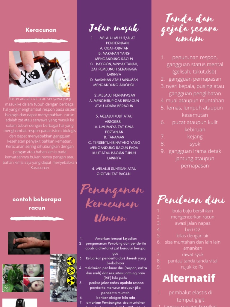 Leaflet Keracunan | PDF