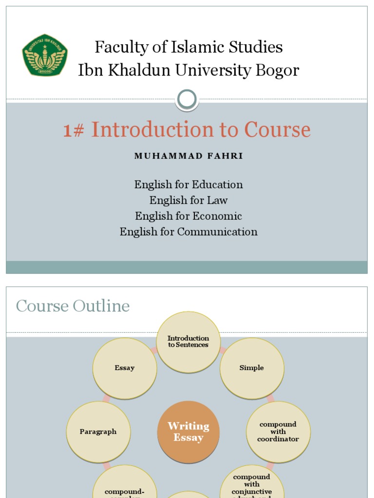 English Writing Course Outline | PDF | Sentence (Linguistics) | English ...
