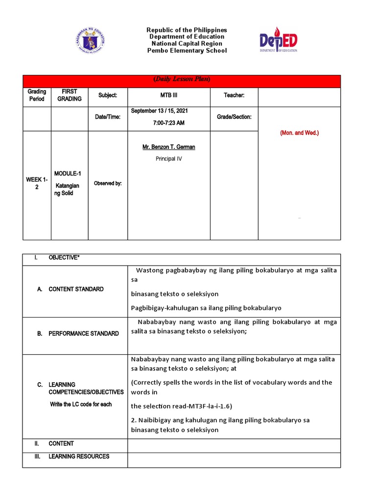 DLP Mtb3 Module 1 | PDF