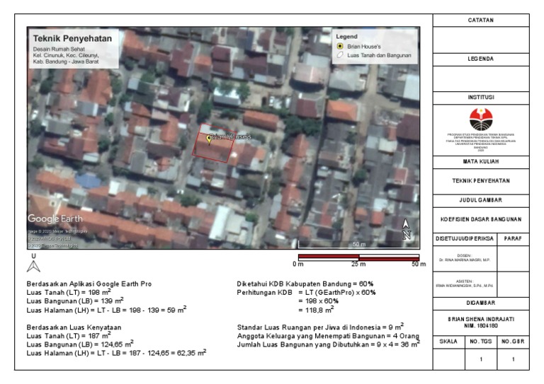 Lokasi Rumah Sehat & KDB | PDF