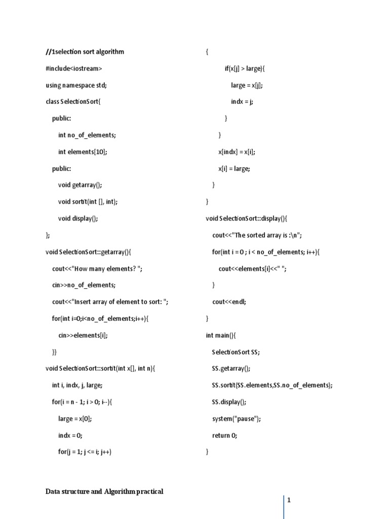 Data Structure Worksheet | PDF | Computing | Algorithms And Data Structures
