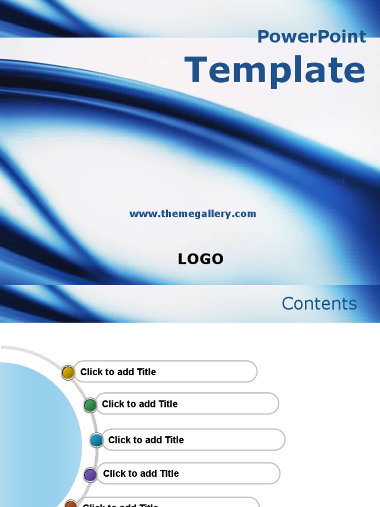 PowerPoint Template | PDF | Computing | Software