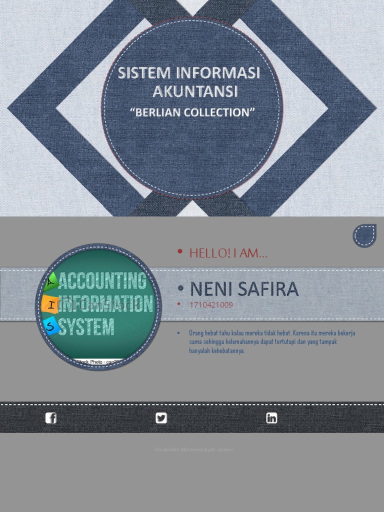 Contoh PPT UAS AIS 2 | PDF