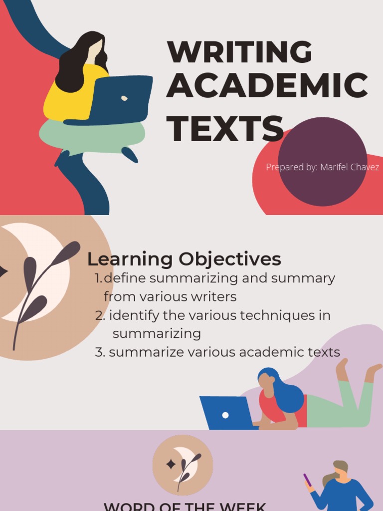 Lesson 3 Writing Academic Text | PDF | Cognition | Neuropsychological ...