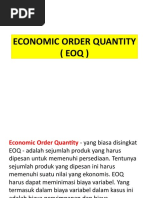 Contoh Soal EOQ | PDF | Teknologi & Rekayasa