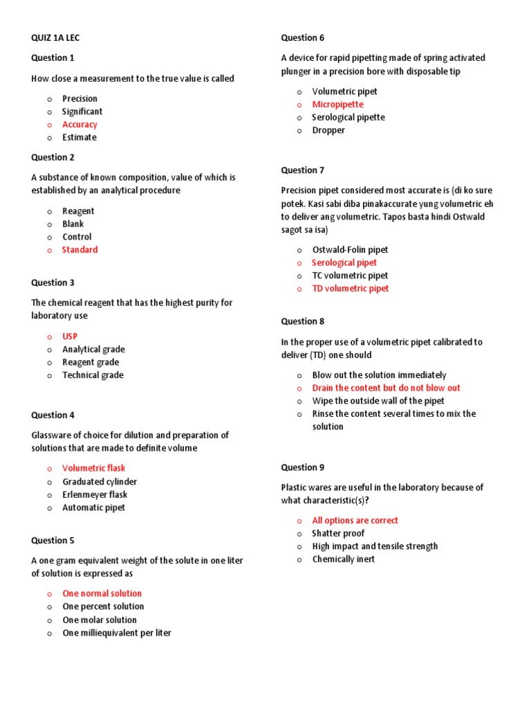 Cclec Midterms | PDF | Spectrophotometry | International System Of Units