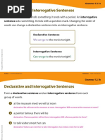 Types of Sentences for Grade 3 | PDF