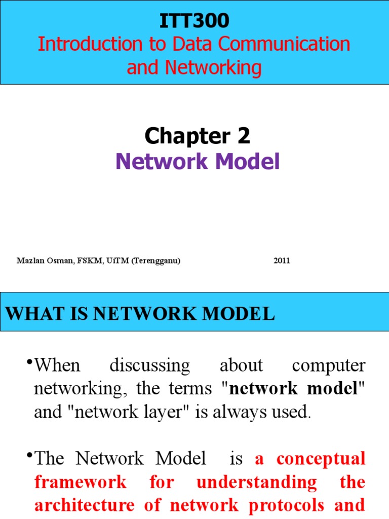 Ch02 OBE-Network Model | PDF | Osi Model | Internet Protocol Suite