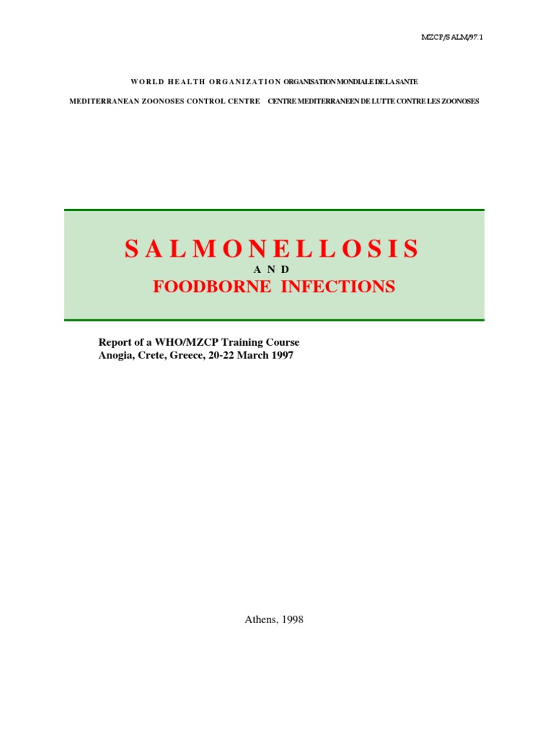 Salmonellosis: Foodborne Infections | PDF | Hazard Analysis And ...