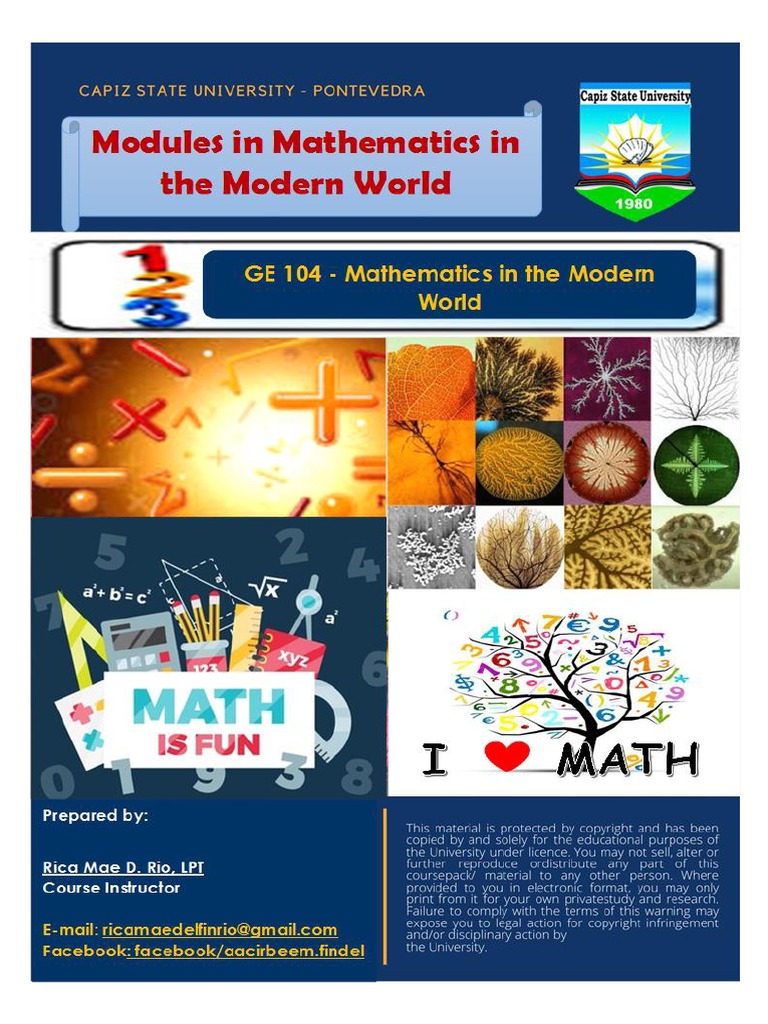 Mathematical Language in GE 104 | PDF | Set (Mathematics) | Function ...