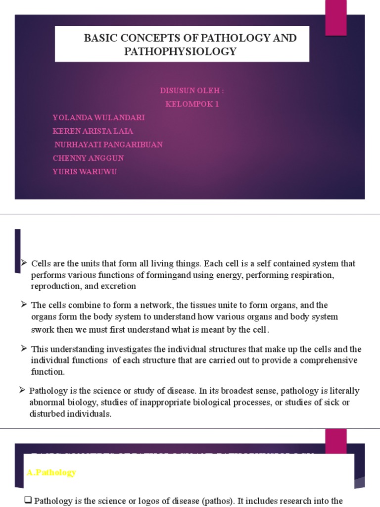 Basic Concepts of Pathology and Pathophysiology | PDF | Pathology ...