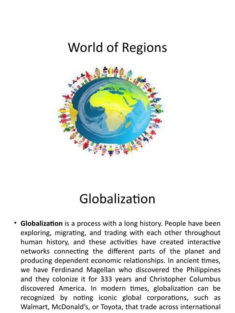 World of Regions | PDF | Globalization | Europe
