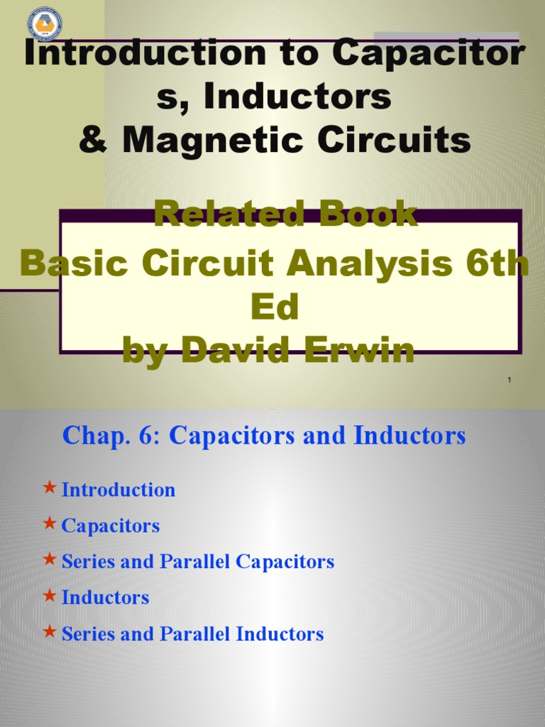 Introduction To Capacitors Inductors and | PDF | Inductor | Capacitor