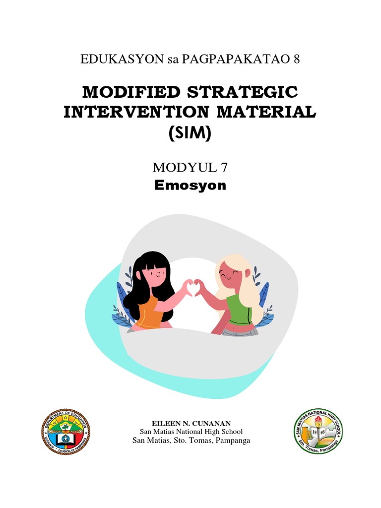 ESP 8 SIM Modyul 7 - Emosyon | PDF