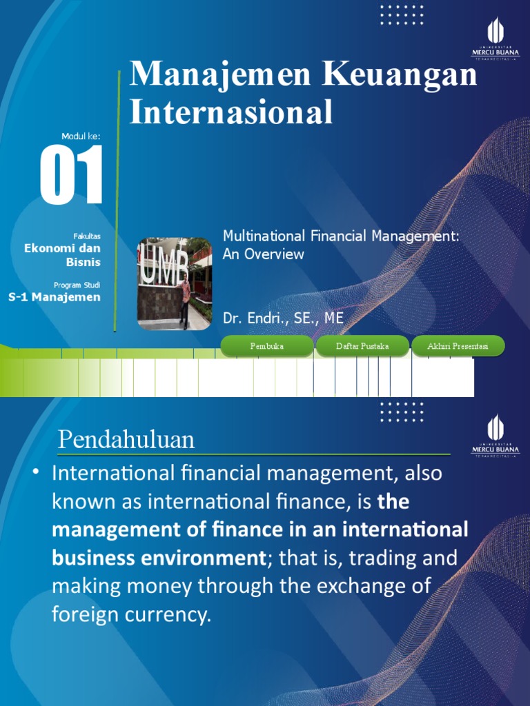 Materi Kuliah Ke-1 MKI | PDF | Valuation (Finance) | Exchange Rate