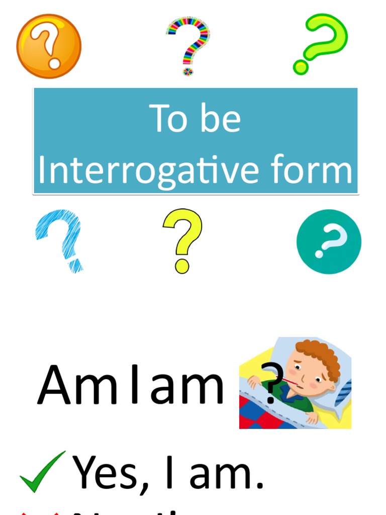 To Be Interrogative Question Form | PDF