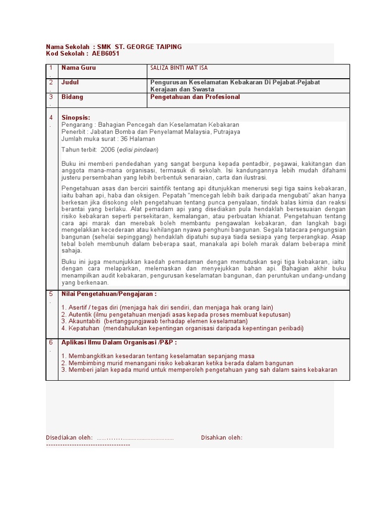 SPLG Buku Review | PDF