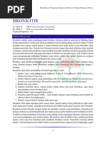 Modul Bronkitis Akut | PDF | Pengembangan Diri | Kesehatan Holistik