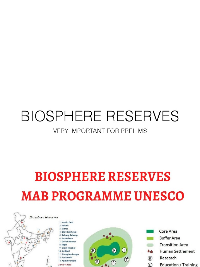 Biosphere Reserves | PDF | Natural Environment | Organisms