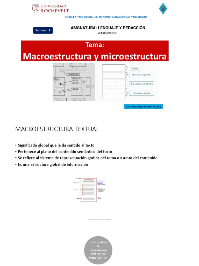 Microestructura Textual Gina | PDF | Mitosis | Palabra