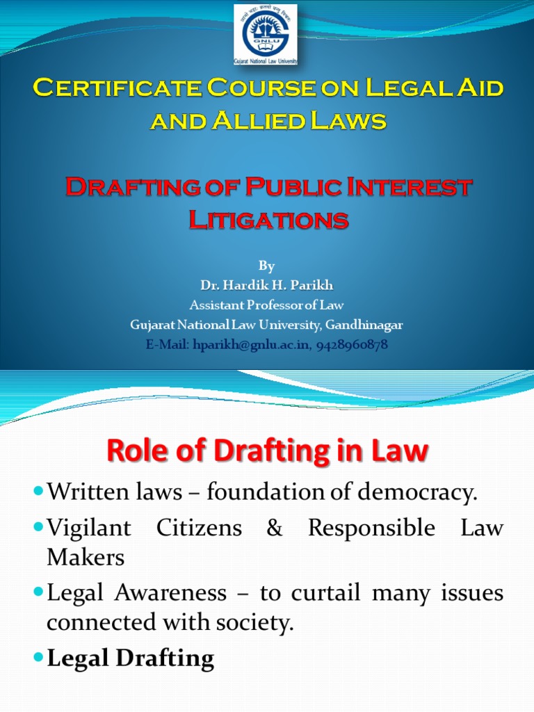 PIL Drafting Presentation 10-10-2021 | PDF | Mandamus | Writ
