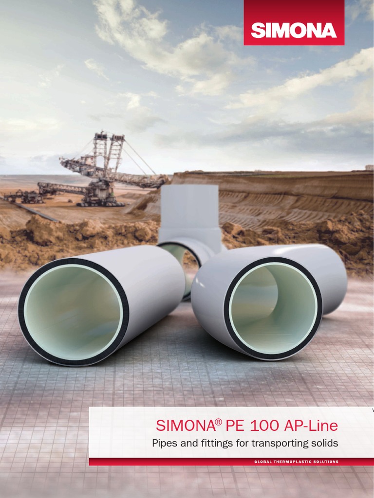 Simona PE 100 AP-Line: Pipes and Fittings For Transporting Solids | PDF ...