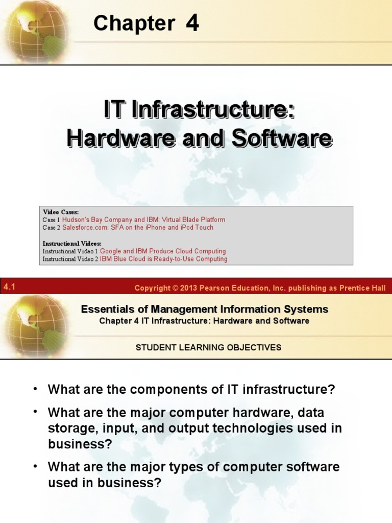 IT Infrastructure: Hardware and Software | PDF | Computer Hardware ...