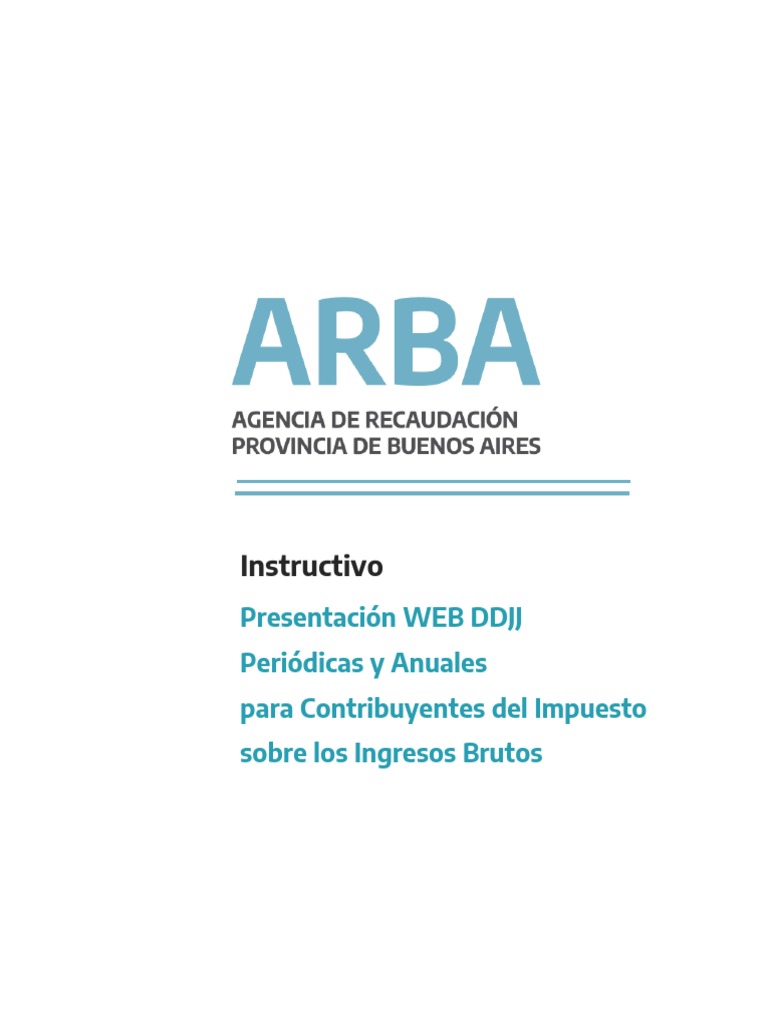 Instructivo para Genhash Arba | PDF | Archivo de computadora | Impuestos