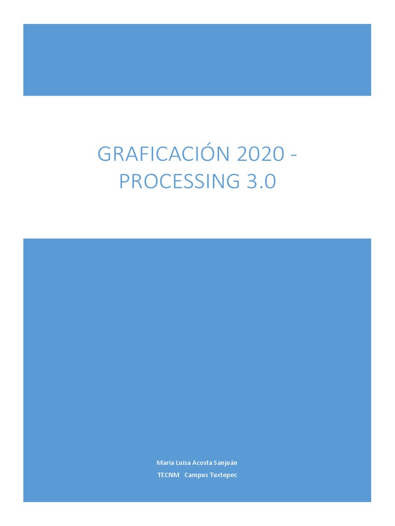 Qué Es Processing | PDF | Entorno de desarrollo integrado | Gestión de ...