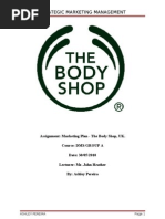 The Body Shop: Mission Statement: "A Company With A Difference" and The ...