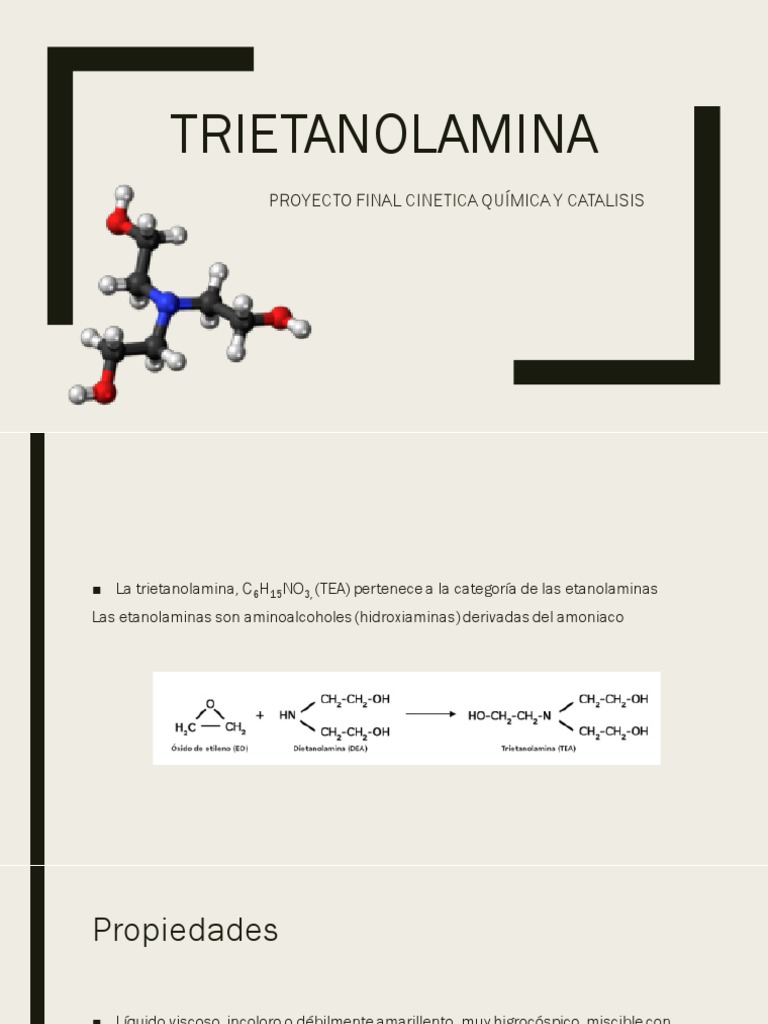 Trietanolamina | PDF