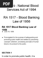 National Voluntary Blood Services Program (NVBSP) : Mission | PDF ...