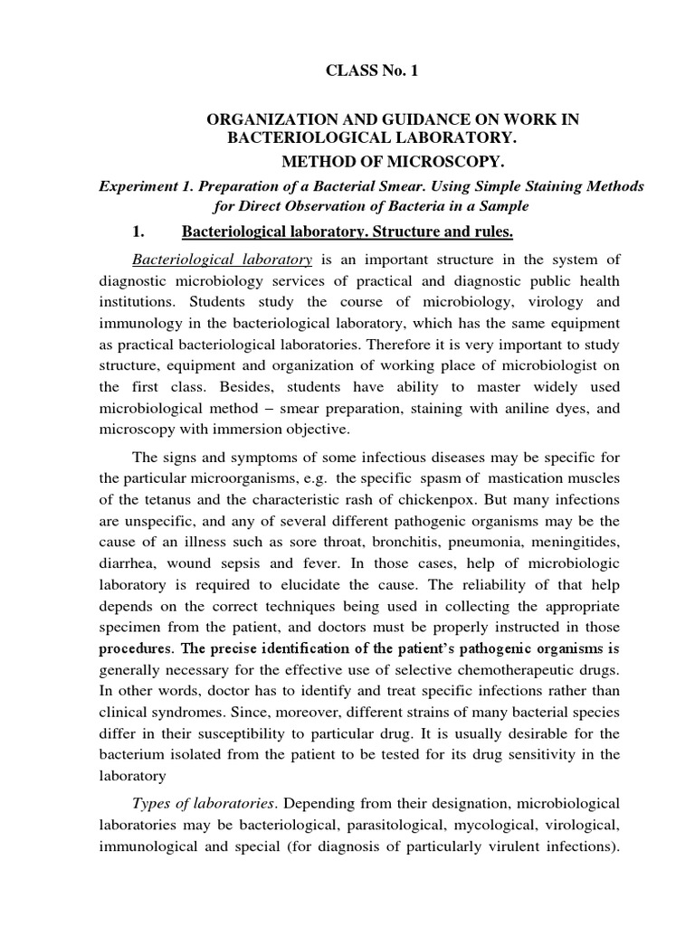 Microbiology Class 1 Protocol 2021 Distance | PDF | Sterilization (Microbiology) | Staining