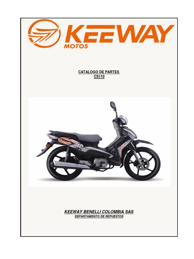 Catálogo de partes de motocicleta Keeway Benelli CS110 | PDF | Arandela ...