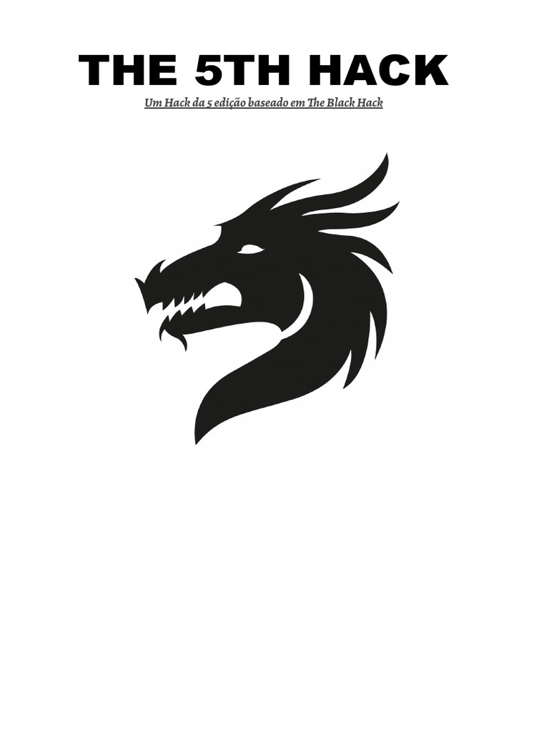 THE 5th HACK v1-1 | PDF | Dungeons & Dragons (jogo)