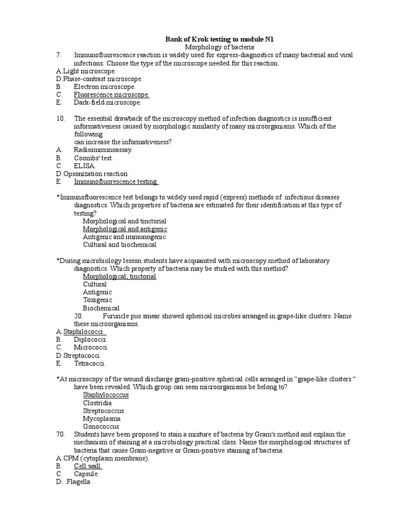 Final Micro Module 1 Download Free Pdf Serology Infection